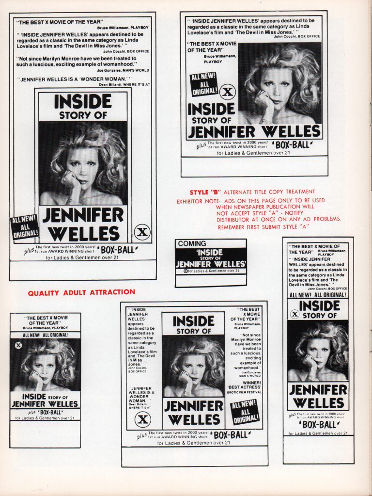 Inside Jennifer Welles (Pressbook) – DistribPix