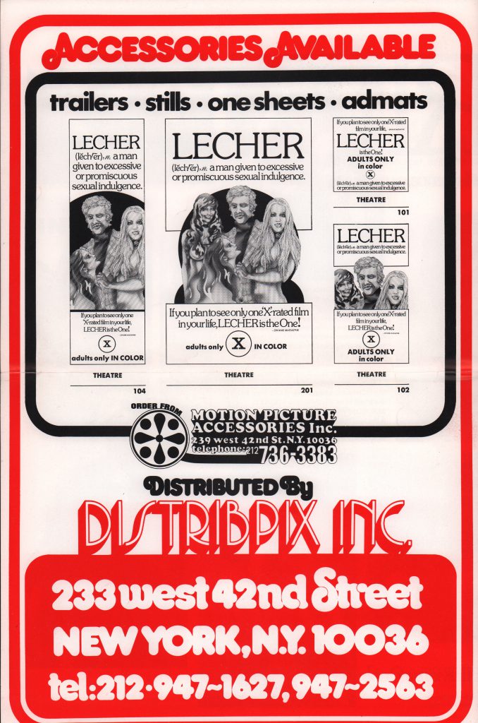 Lecher (Pressbook) – DistribPix