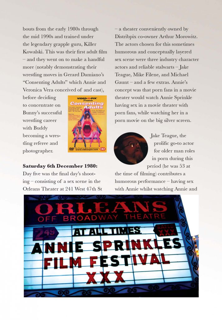 Deep Inside Annie Sprinkle Booklet – DistribPix